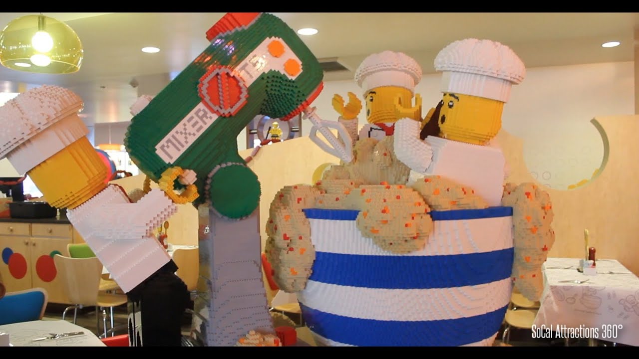 [HD] Tour of Legoland Buffet at Legoland Hotel - Bricks Family ...
